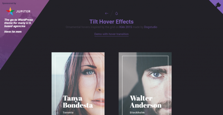 Codehints Tilt Hover Effects With Css And Javascript — Codehints